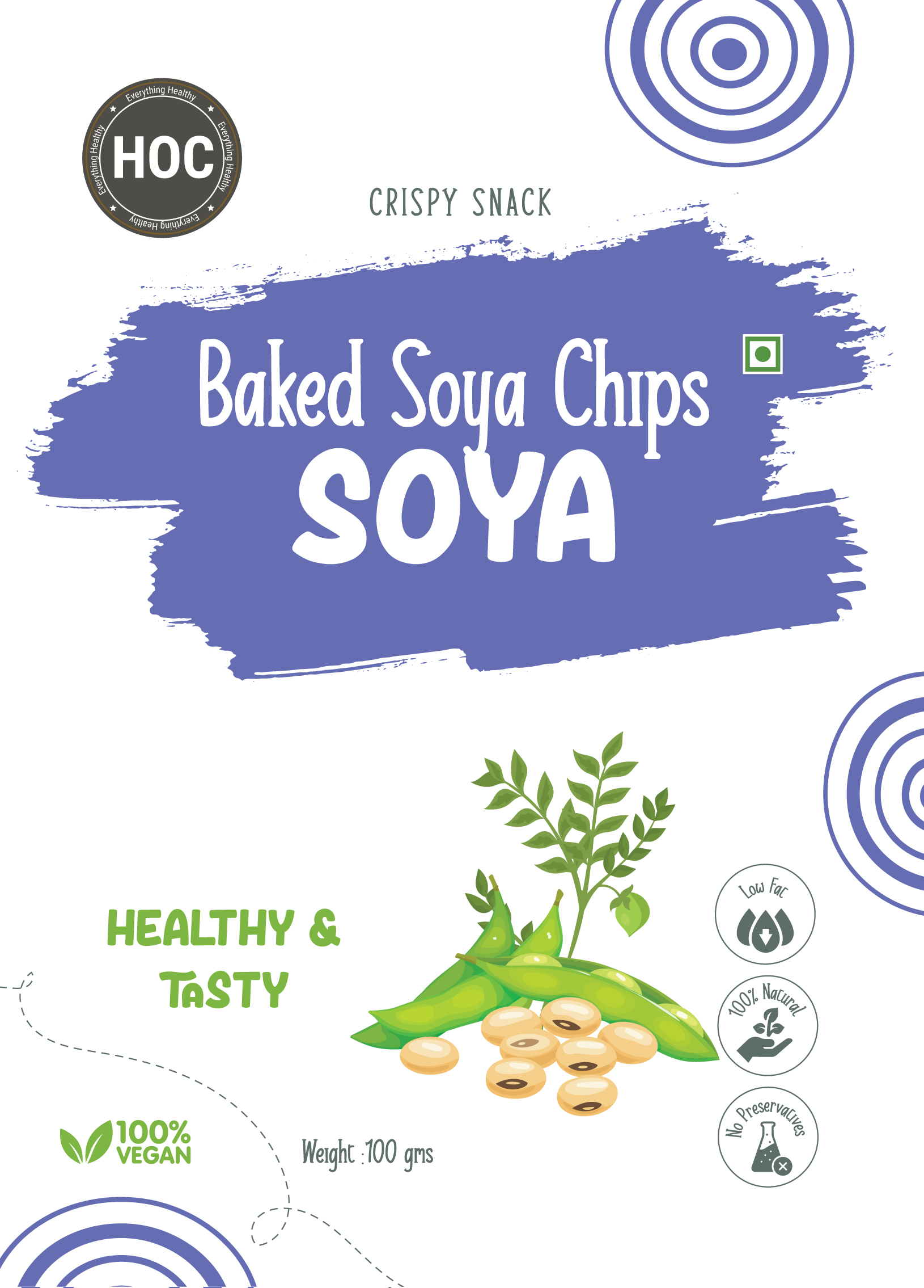 Baked Soya Chips - HOC